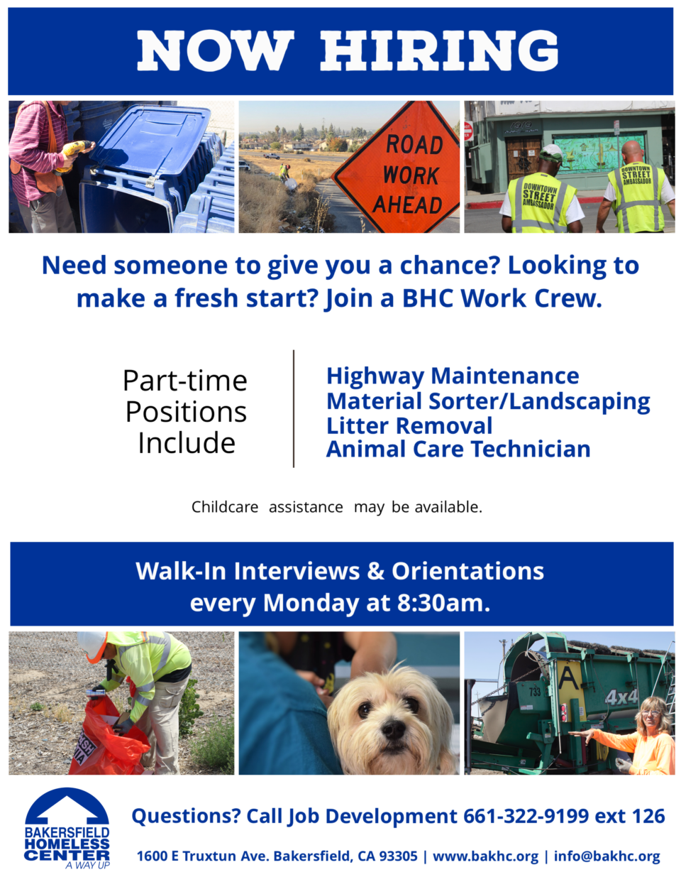 BHC Job Development Program is hiring – Bakersfield-Kern Regional Homeless Collaborative